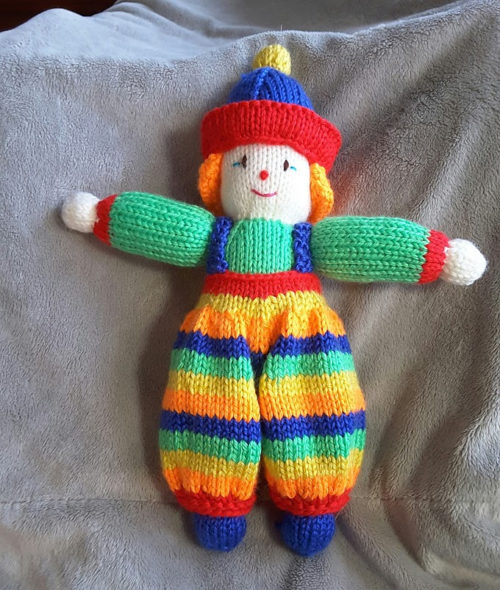 little-clown-2016 – Heirloom Crafts Free Patterns to Knit for charity