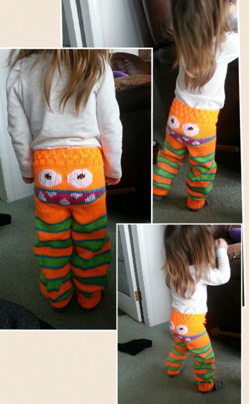 Knit Grumpy Bum Monster Pants Free – Heirloom Crafts Free Patterns to ...